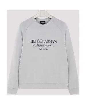 Giorgio Armani Logo Print Sweat Top