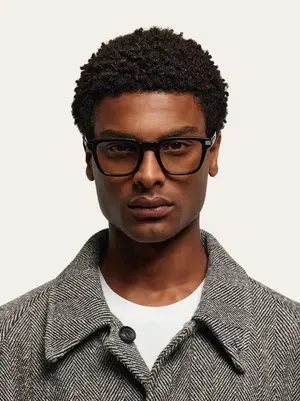 FERRAGAMO Rectangle Full Rim Eyeglasses