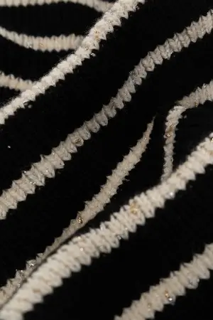 Balmain Logo Plaque Monogram Scarf