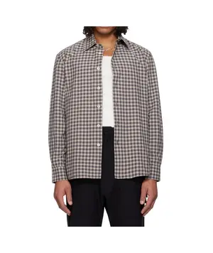 SUNFLOWER Studio Plaid Shirt - Gray