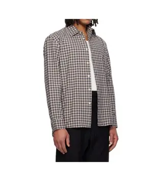 SUNFLOWER Studio Plaid Shirt - Gray