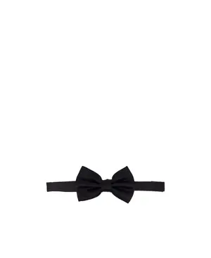 Valentino Garavani Silk Bow Tie - Black