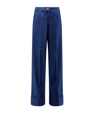 Valentino Garavani Button Detailed Straight Leg Jeans