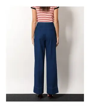 Valentino Garavani Button Detailed Straight Leg Jeans