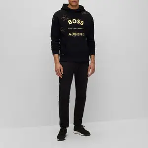 Hugo Boss Logo Print Hoodie
