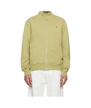Maison Kitsuné Fox Head Patch Zip-up Cardigan