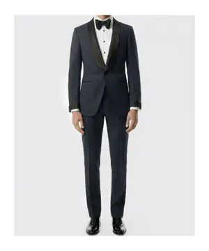 TOM FORD Shawl-collar Suit - Navy