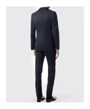 TOM FORD Shawl-collar Suit - Navy