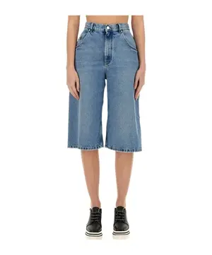 Stella McCartney Straight Leg Denim Culottes