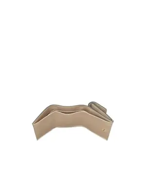 Fendi F Is Embossed Wallet - Nude
