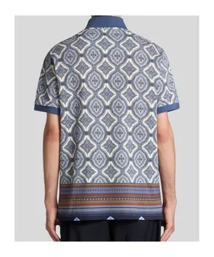 Etro Geometric Patterned Regular Fit Polo Shirt
