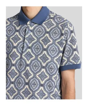 Etro Geometric Patterned Regular Fit Polo Shirt