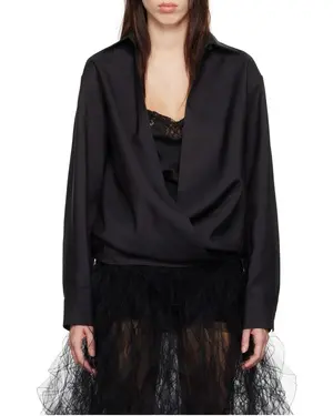 Valentino Garavani Techno Light Wrap Shirt