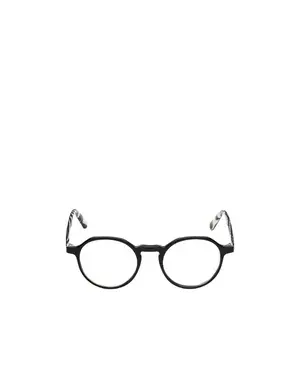 Moncler Round Frame Glasses - Black