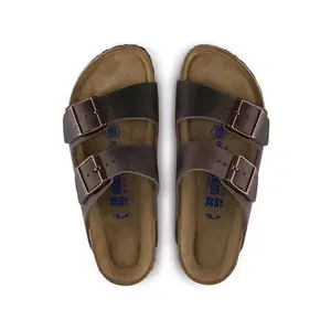 BIRKENSTOCK Arizona Logo Flip Flops - Black
