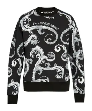 Versace Cotton Sweatshirt - Black