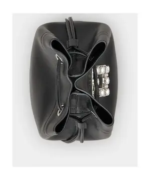 ROGER VIVIER Embellished Buckle Bucket Bag
