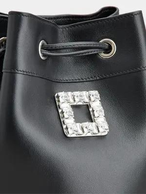 ROGER VIVIER Embellished Buckle Bucket Bag