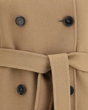 Max Mara Long Sleeved Double Breasted Short Coat