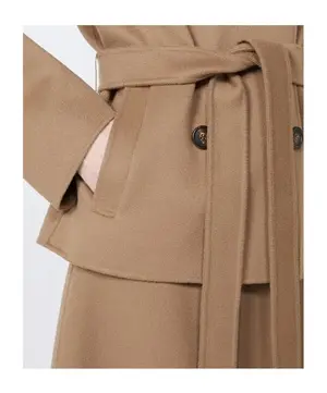 Max Mara Long Sleeved Double Breasted Short Coat