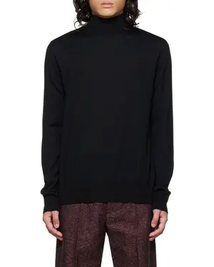 JIL SANDER Ribbed Turtleneck Sweater