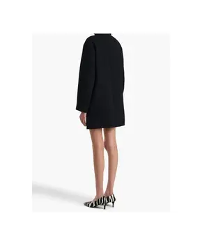 Khaite Lee Dress With High Collar And Eyelets