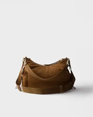 Prada Large Re-nylon And Leather Bag