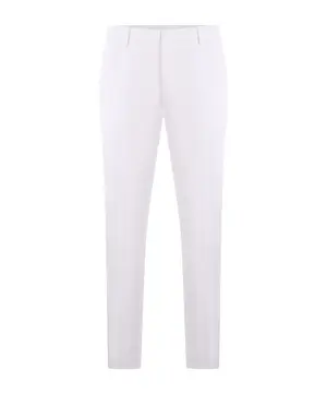 DONDUP Slim-fit Gabardine Pants - White