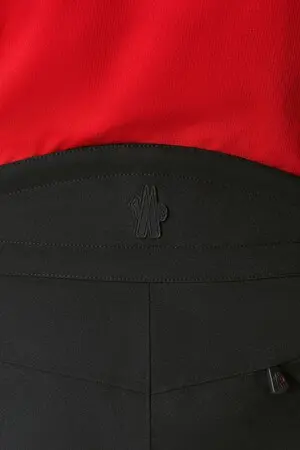 Moncler Nylon Ski Trousers With Belt And Zippers