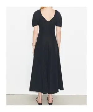 Tory Burch Balloon Sleeve Dress - Black