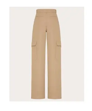 Valentino Garavani High Waist Wide Leg Trousers