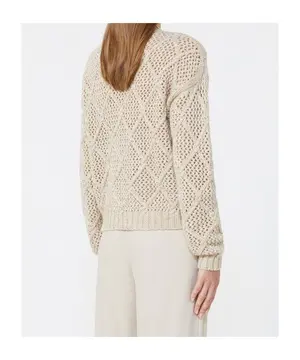 Max Mara Ellade Crewneck Jumper - Beige