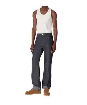 Bottega Veneta Wide Leg Jeans - Indigo