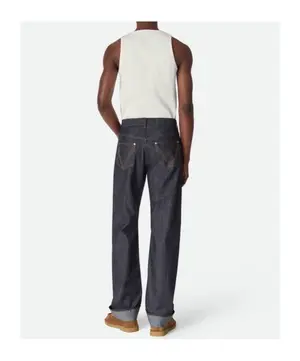 Bottega Veneta Wide Leg Jeans - Indigo