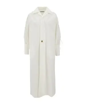 DARKPARK Shirtwaist Dress With Pleated Rope Detailing