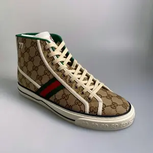 Gucci Tennis 1977 High-top Sneakers - Brown