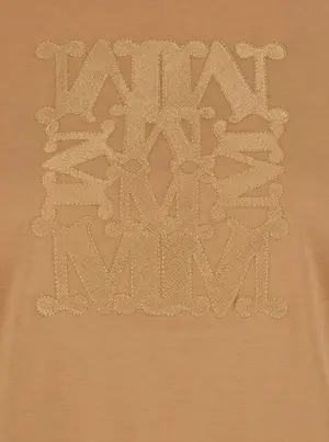 Max Mara Logo Embroidered Crewneck T-shirt