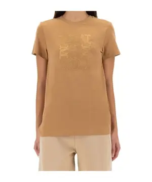 Max Mara Logo Embroidered Crewneck T-shirt