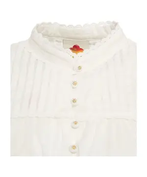 Farm Rio Broderie Panel Blouse
