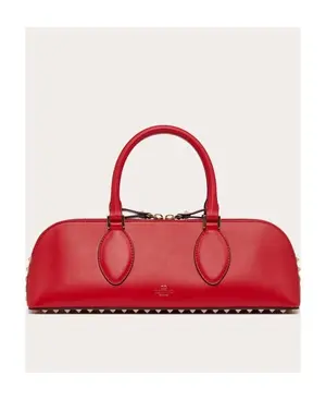 Valentino Garavani Rockstud East-west Zip-up Tote Bag - Red