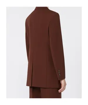 Max Mara Double-breasted Peaked Lapel Jacket