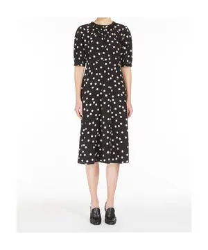 Max Mara Demetra Polka Dot Printed Dress