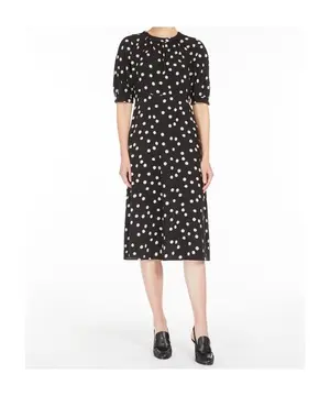 Max Mara Demetra Polka Dot Printed Dress