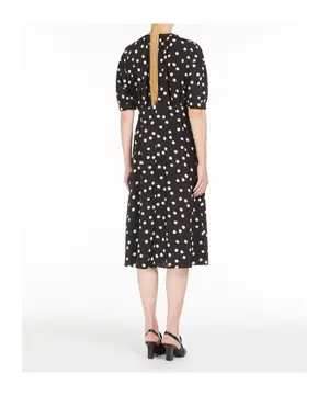 Max Mara Demetra Polka Dot Printed Dress