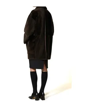 Max Mara Pirenei Reversible Shearling Coat
