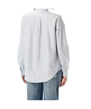 Polo Ralph Lauren Striped Oxford Shirt - Gray
