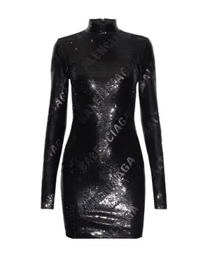 Balenciaga Zip Up Cocktail Dresses