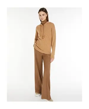 Max Mara Hooded Sweater With Knitted Details