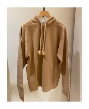 Max Mara Hooded Sweater With Knitted Details