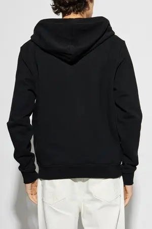 ALLSAINTS Raven Zip-up Hoodie With Chest Pattern